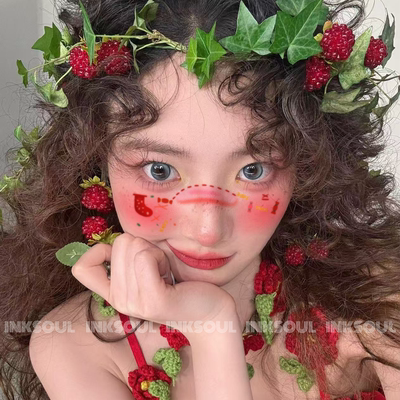 INKSOUL袜中奇遇圣诞袜创意脸贴