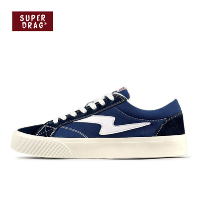 小众闪电设计复古帆布鞋