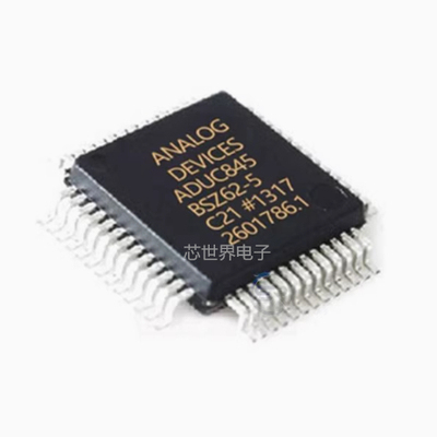 集成电路 ADUC845BSZ62-5 封装MQFP52 16位微处理器 ADC转换器ic