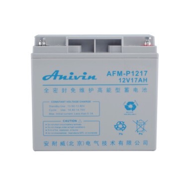 ANIVIN安耐威蓄电池AFM-P1217/12V17AH/UPS/EPS/直流屏消防专用
