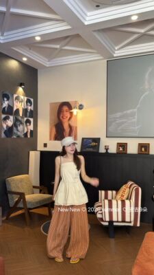 正品实拍2026夏季新款韩版百搭休闲港风设计感吊带背心衬衫上衣潮