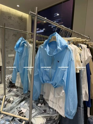 正品实拍2026夏季新款韩版时尚百搭显瘦短款防晒衣外套女薄款上衣