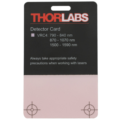 索雷博 Thorlabs VRC4 - 红外观察卡 790 - 840 nm 870 - 1070 n