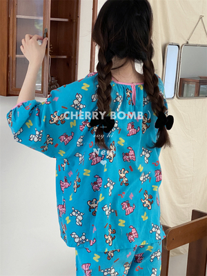 CherryBomb女拉绒磨毛宽松家居服