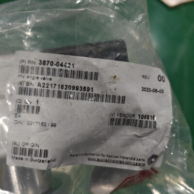 议价3870-04421 高压角阀 AMAT工业工控配件维修