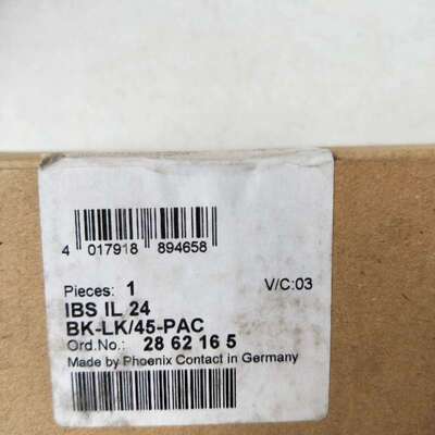 议价IBS IL 24 BK-LK/45-PAC 2862165 2860358