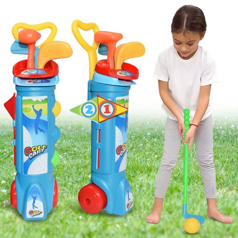 Kids Golf Club Set Indoor and Outdoor Sports Retractable Toy