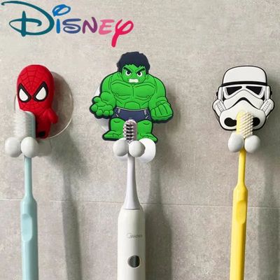 Spiderman Hulk kids Toothbrush Holder Frozen Anime Figure Ca