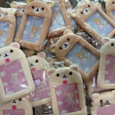 Rilakkuma Card Holder Photo Protective Case Cartoon Anime De