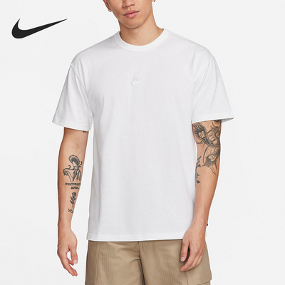 Nike/耐克正品新款男士简约休闲透气圆领短袖T恤DO7393-101