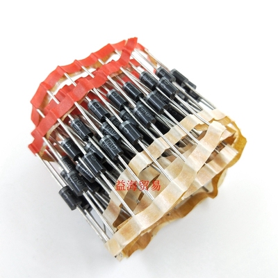 发10个SR5100=SB5100 肖特基二极管 DO201AD  DO27 直插整流管
