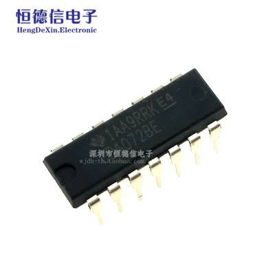 全新原装 直插 CD4072BE 或门 4输入 DIP-14