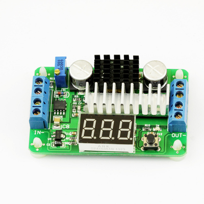 全元芯 电源 DC-DC LTC1871升压模块3.5-30V100W双路显示电压表