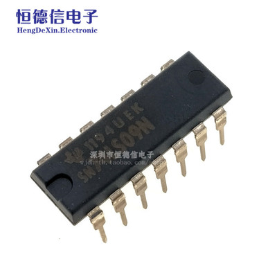 原装进口|直插 SN74LS09N DIP-14 74LS09 四路2输入正与门