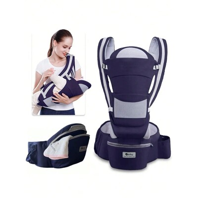 New Ergonomic Baby Carrier With Hip Seat, Portable & Multifu
