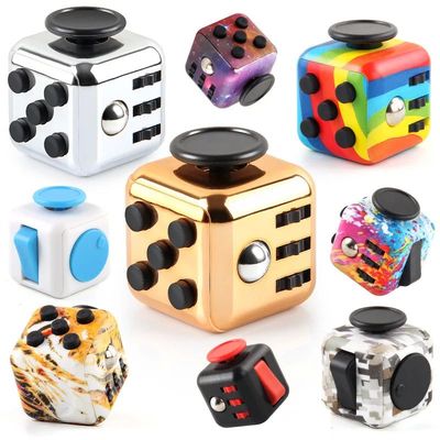 Solid Color Fidget Decompression Dice for Release Stress Aut