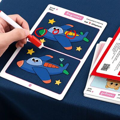 Kids Montessori Fault Finding Games Spot the Differences Con
