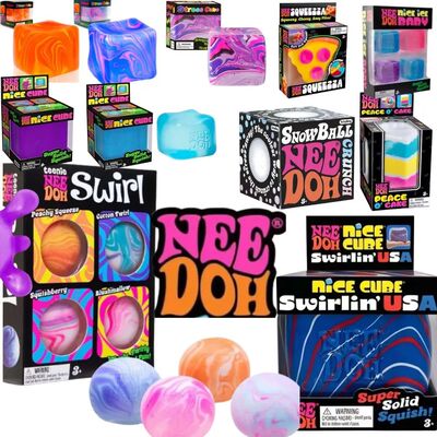 Needoh Soft and Glutinous Sensory Stress-relief Toy Cube Fil