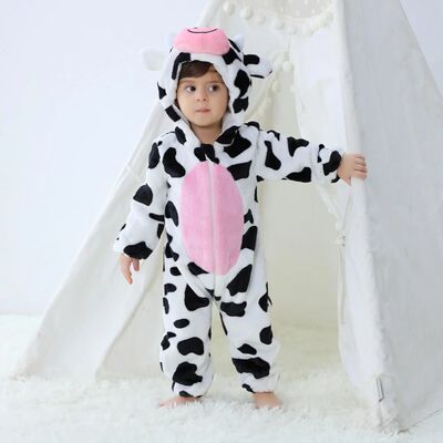Inflant born Rompers Kigurumi Winter Animal Onesie Kids Jump