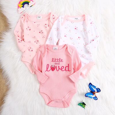3PCS Baby Girl Onesie  Style Baby Girl Clothes Spring/Autumn