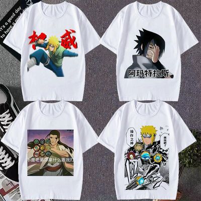 火影忍者t恤佐助小猫老弟水影coke表情包短袖搞笑沙雕学生上衣夏t