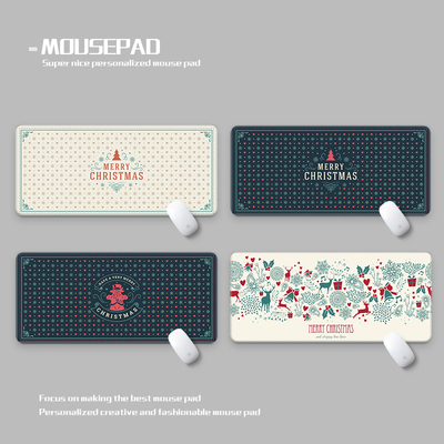 xiAze圣诞系列编织垫鼠标垫超大加厚防水丝滑垫Christmas deskmat