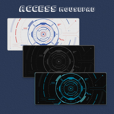 无障碍科技感鼠标垫超大防水加厚耐脏防滑男生电竞ACCESS DESKMAT