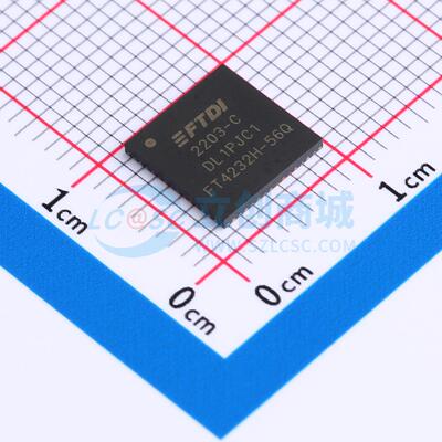 USB转换芯片 FT4232H-56Q-REEL QFN-56-EP(8x8) 电子元器件配单