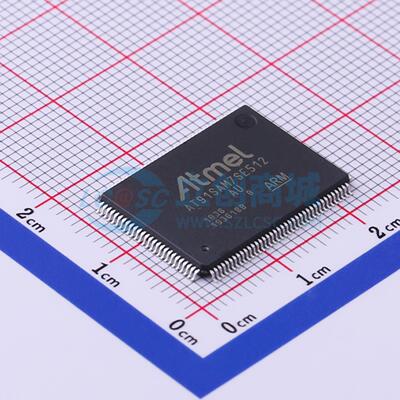 单片机(MCU/MPU/SOC) AT91SAM7SE512B-AU LQFP-128(14x20) 原装