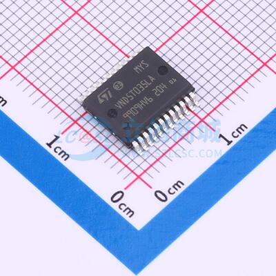 功率电子开关 VND5T035LAKTR-E PowerSSO-24 原装 电子元器件配单