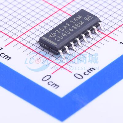 LCD驱动 CD4543BM96 SOIC-16 原装正品 电子元器件配单