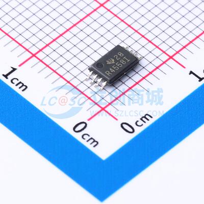 运算放大器 RC4558IPWR TSSOP-8 原装正品 电子元器件配单