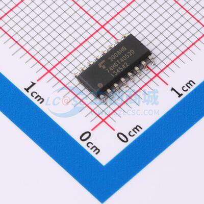模拟开关/多路复用器 74HCT4052D SOIC-16 原装 电子元器件配单