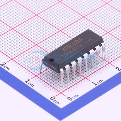 数码管驱动 XD74LS248 DIP-16 原装正品 电子元器件配单