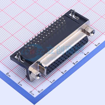 D-Sub/VGA连接器 FDB4401-F0DB301K6KA 弯插 母 44P 电子元器件