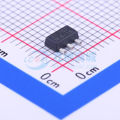 三极管(BJT) DCX56-16-13 SOT-89-3 1A 80V DIODES(美台) 原装