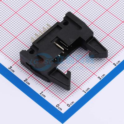 连接器 BX-IDC2.54-2-5PZN 插件,P=2.54mm 2x5P 牛角扣