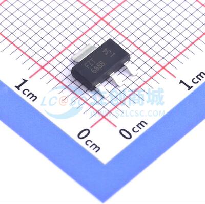 三极管(BJT) FZT688BTA SOT-223 4A 12V DIODES(美台) 电子元器件