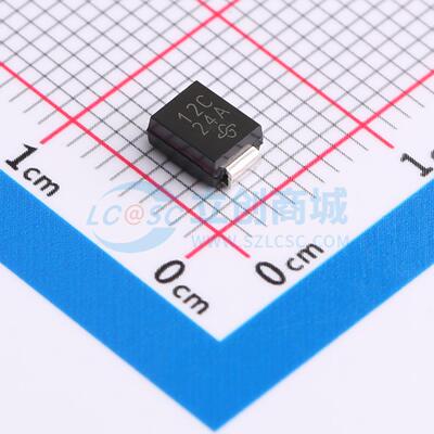 TVS/ESD管 P6SMB12CA-E3/52 DO-214AA(SMBJ) 10.2V 35.9A 原装正