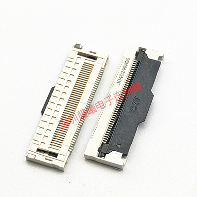 C&T原装30pin带锁翻盖FPC座