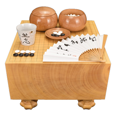 围棋套装香榧木棋墩一枚进口