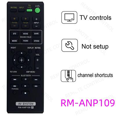 适用于索尼音响音箱遥控器RM-ANP115 ANP114 ANP109  HTCT770 380