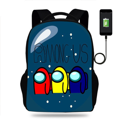 among太空狼人杀大容量双肩包带