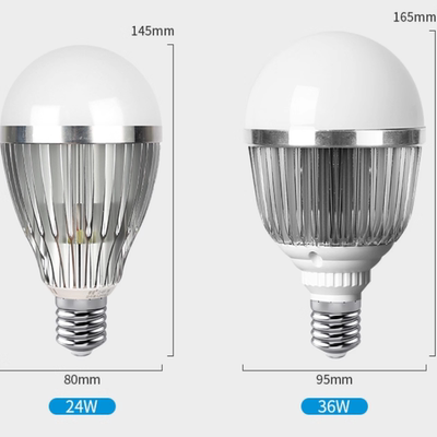 12V24V36VLED灯泡交流DC直流低压电瓶E27螺口矿井工地机床工作灯