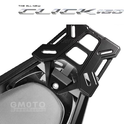 适用22-23款本田CLICK160 VARIO160改装铝合金后货架尾箱载物架