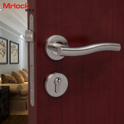 不锈钢卧室分体房门锁