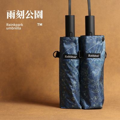 rabbituu雨刻公園【浑天一统】自动伞雨伞男女防晒遮阳伞晴雨两用