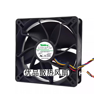全新NIDEC W12E12BS11B5-07 12V 1.65A 12038 12CM双滚珠散热风扇