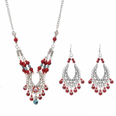 汉服软璎珞古风项链珍珠金锁双层