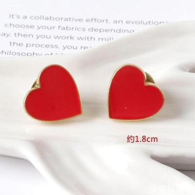 喜字胸针红色喜庆结婚照徽章订婚